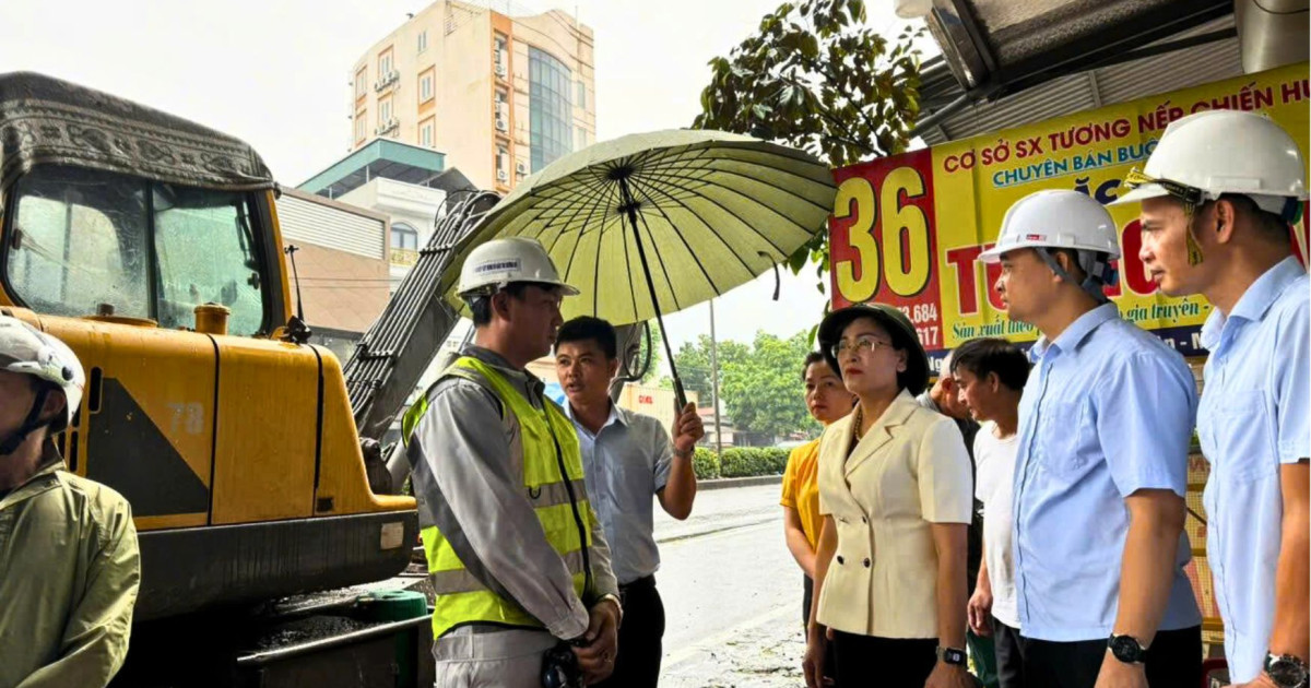 Lãnh đạo Tổng Công ty VIDIFI kiểm tra công tác phòng chống, ứng phó cơn ...